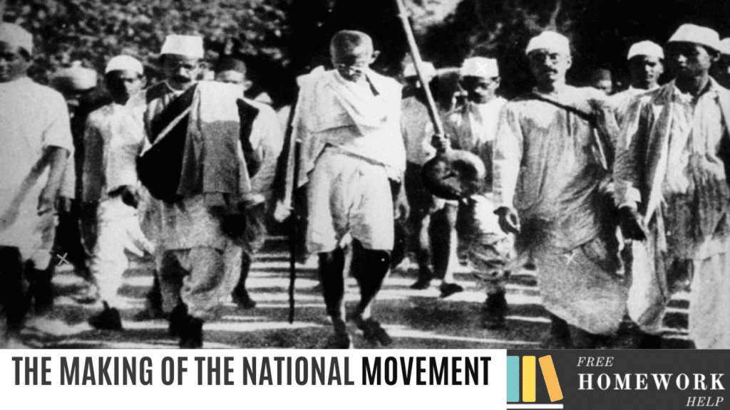 The Making of the National Movement 1870s-1947 Class 8 Easy